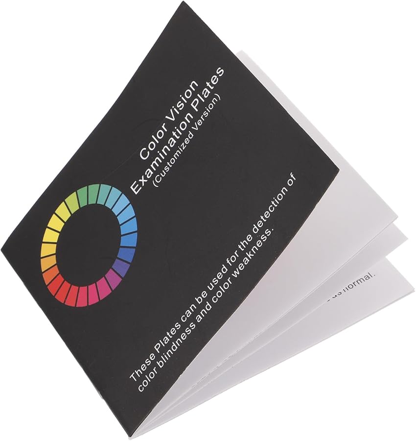 Generic Color Blindness Test Book With 38 Ishihara Plates For Self ...