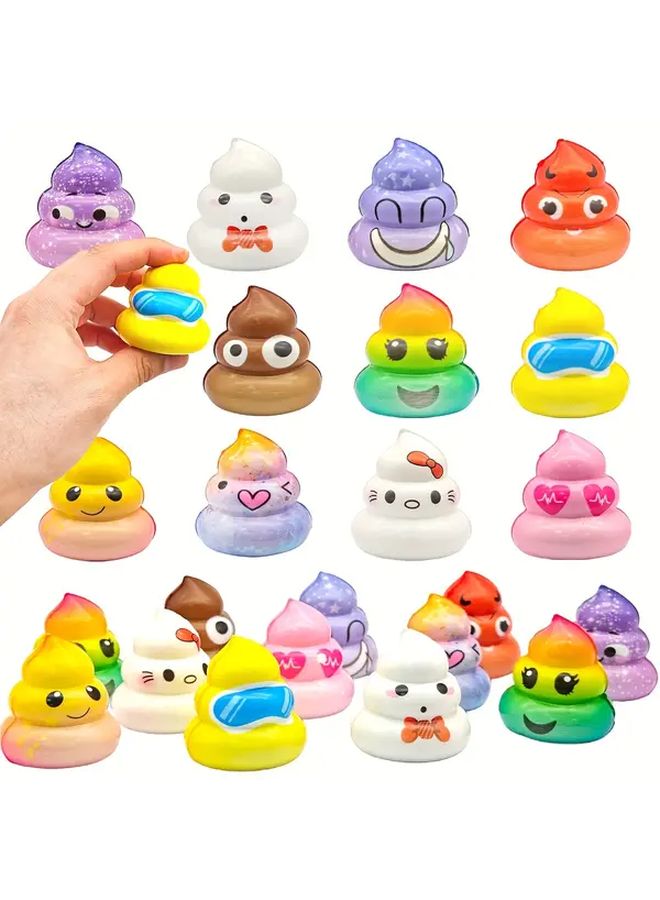 Generic 24pcs Poop Squishy Toys Stretch Sensory Stress Relief Party ...