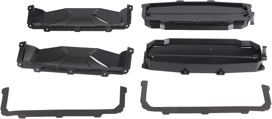 Generic UTV Windshield Vent Kit Adjustable Louvers For Polycarbonate ...