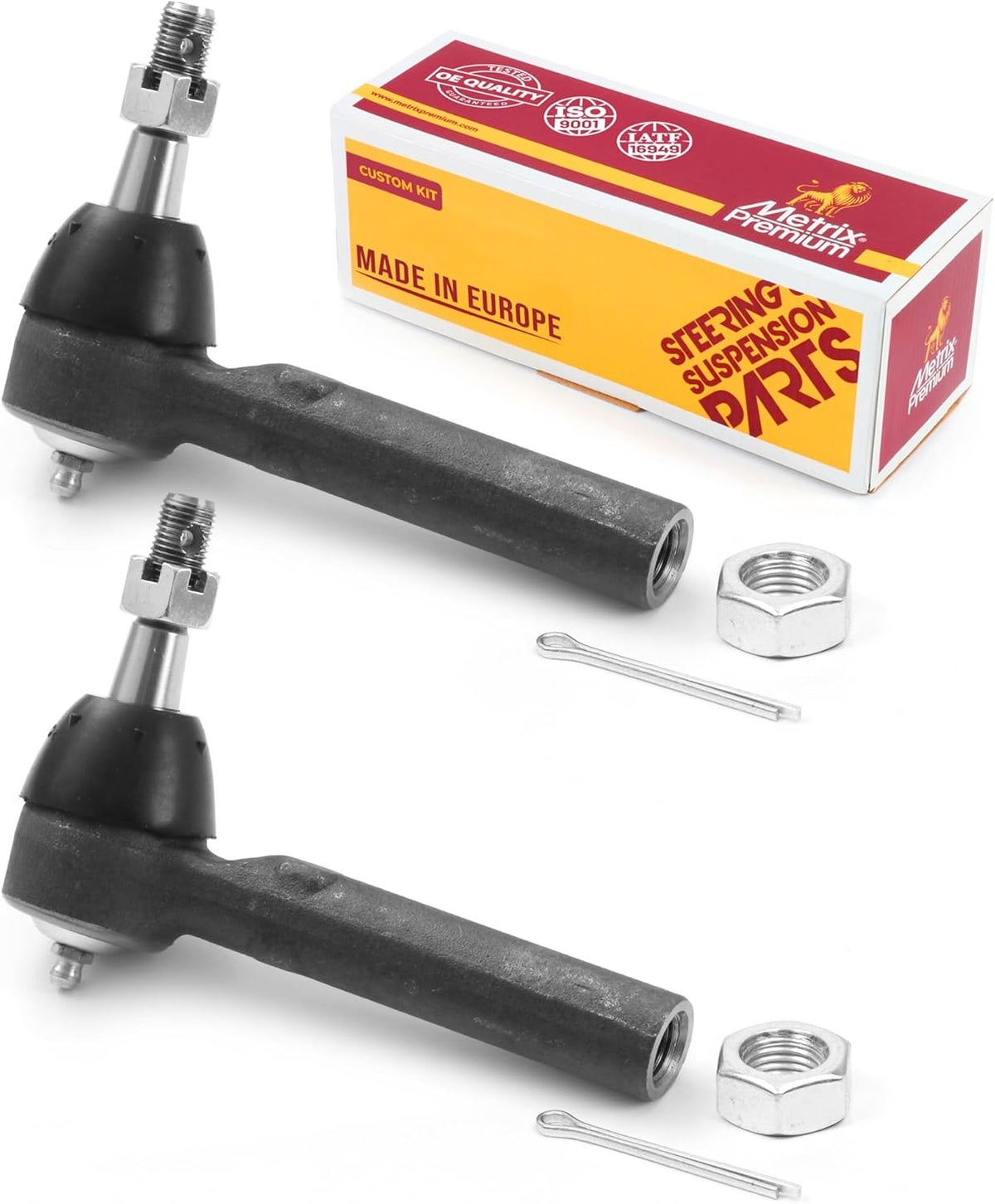 METRIX PREMIUM CHASSIS PARTS - 2 PC Front Outer Tie Rod End Kit Fits 03 ...