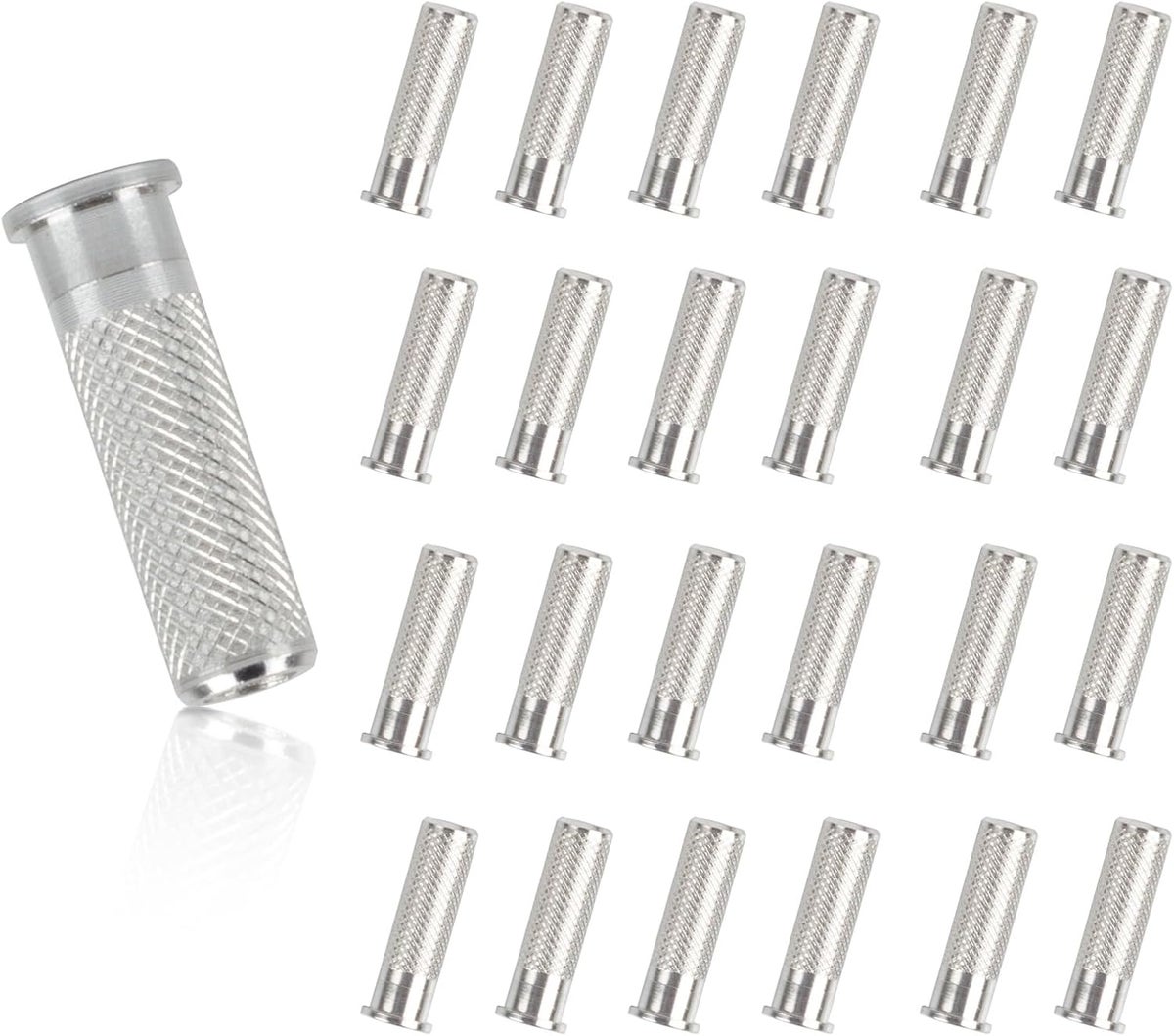 SP.G Aluminum .244 Arrow Inserts for Carbon Arrows, 6.2mm Arrow Inserts ...