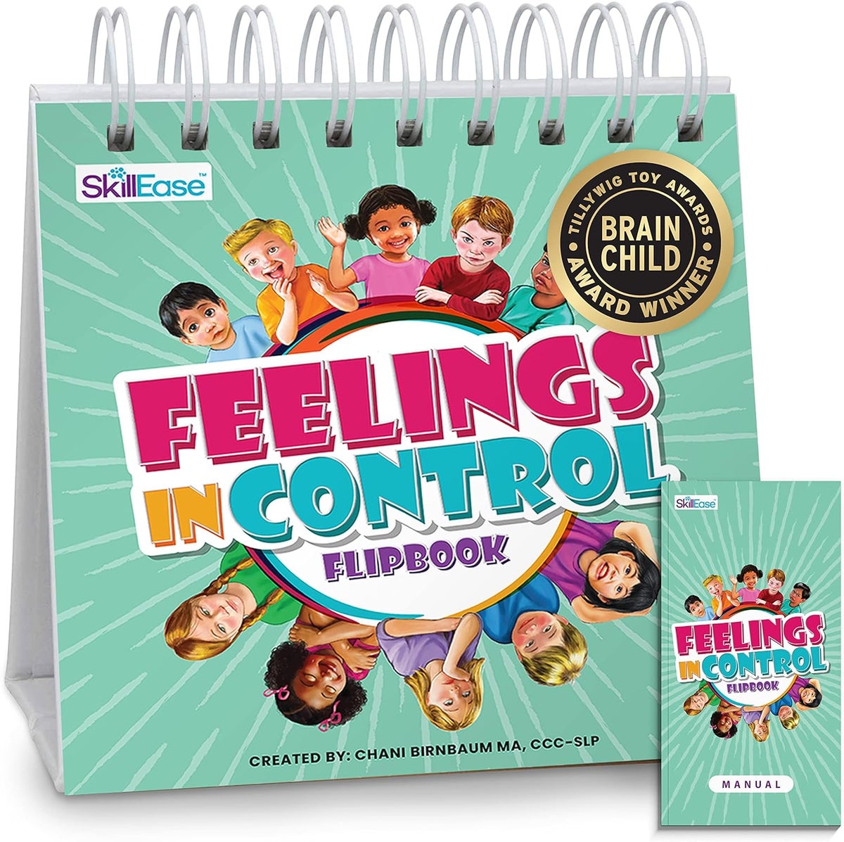 SkillEase Store Feelings in Control Flip Book, Emotion Chart, ADHD Tool ...