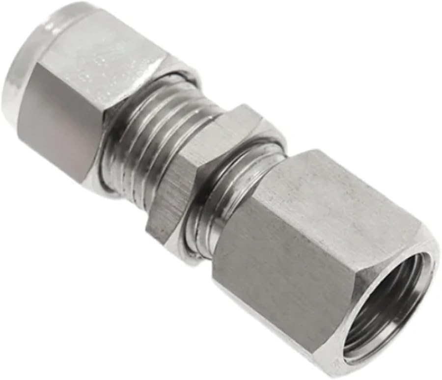 Generic 304 Stainless Steel 6mm 1 4 Inch Female Thread Bulkhead ...