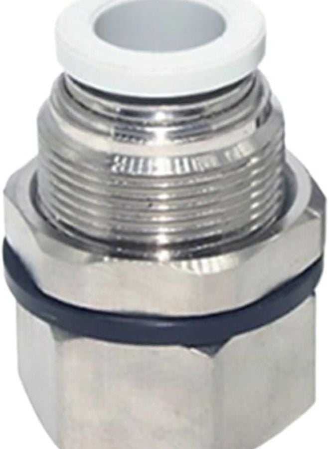Generic PMF Series One Touch Fitting Threaded Bulkhead Connector ...