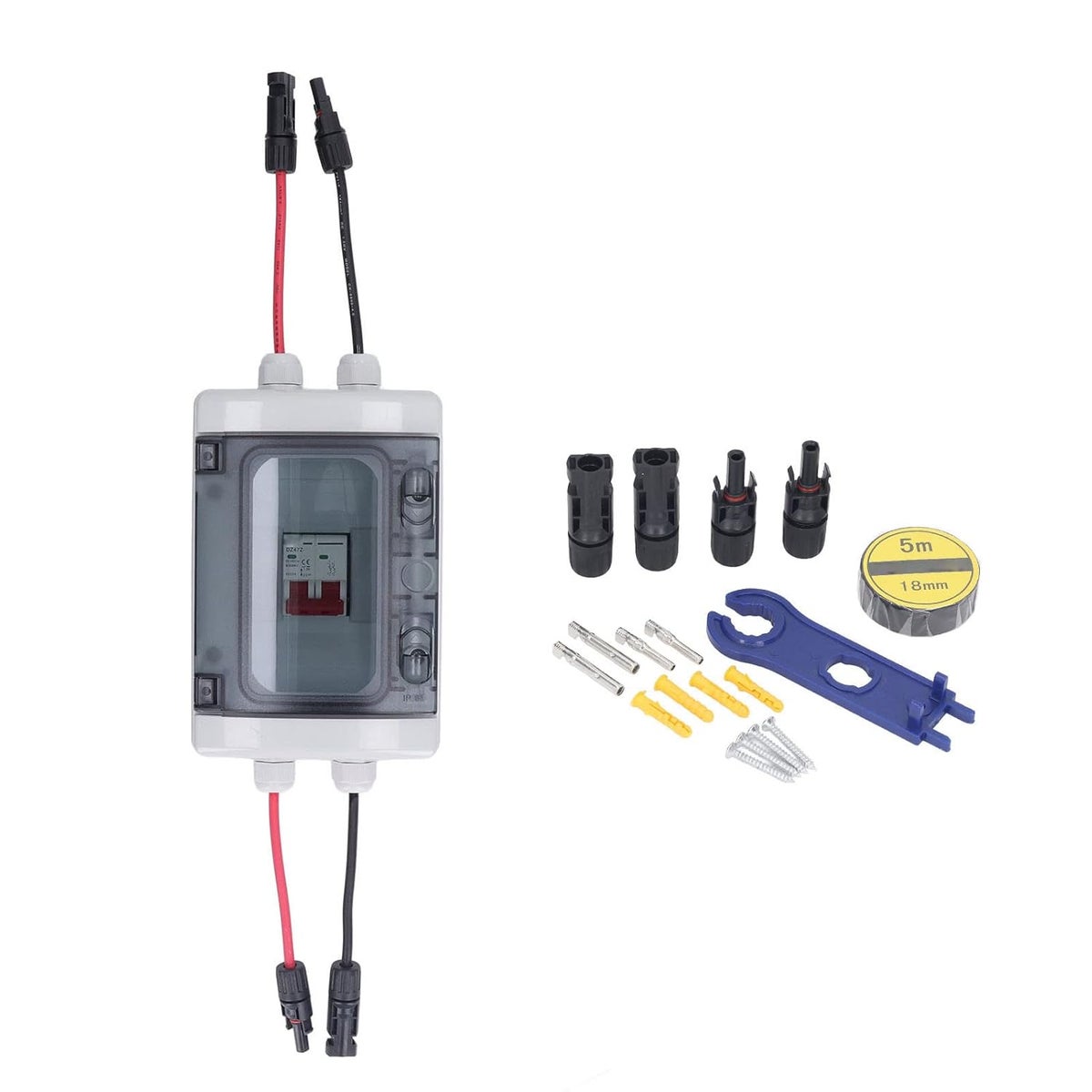 Generic 20A DC Circuit Breaker Weatherproof IP65 PV 500V Overload ...