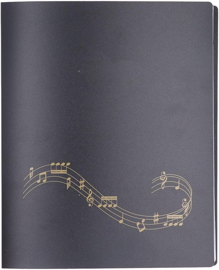 Generic PP Music Score Folder 60 Pages Capacity Writable Sheet Music ...