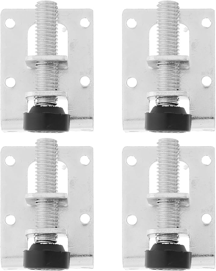 Generic 4Pcs 6cm Zinc Plated Adjustable Furniture Leveling Feet For ...