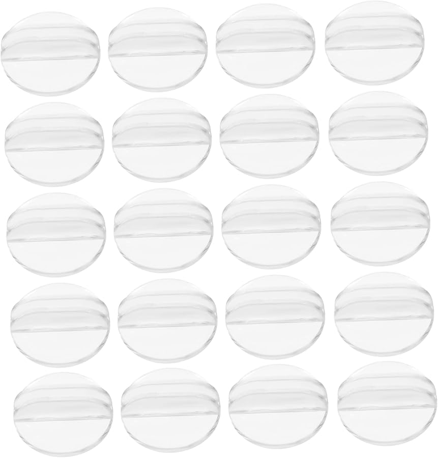 Generic Angoily 50pcs Clear Plastic Round Game Card Stands Business ...