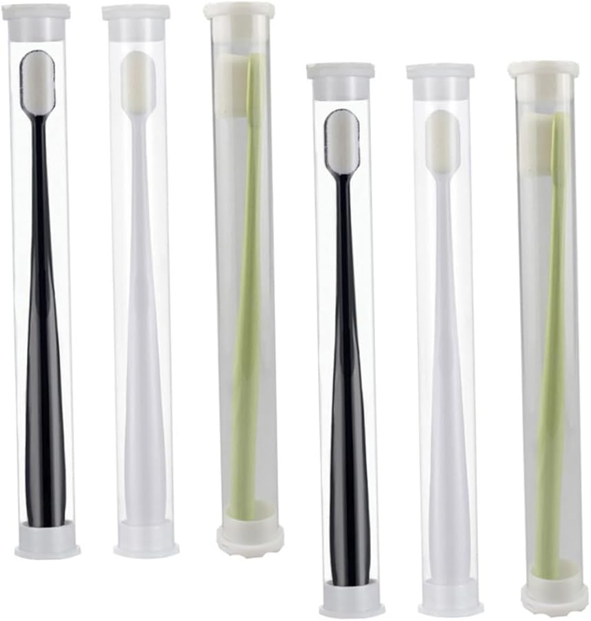 Generic 6Pcs Micro Nano Soft Bristle Toothbrush for Sensitive Gums and ...