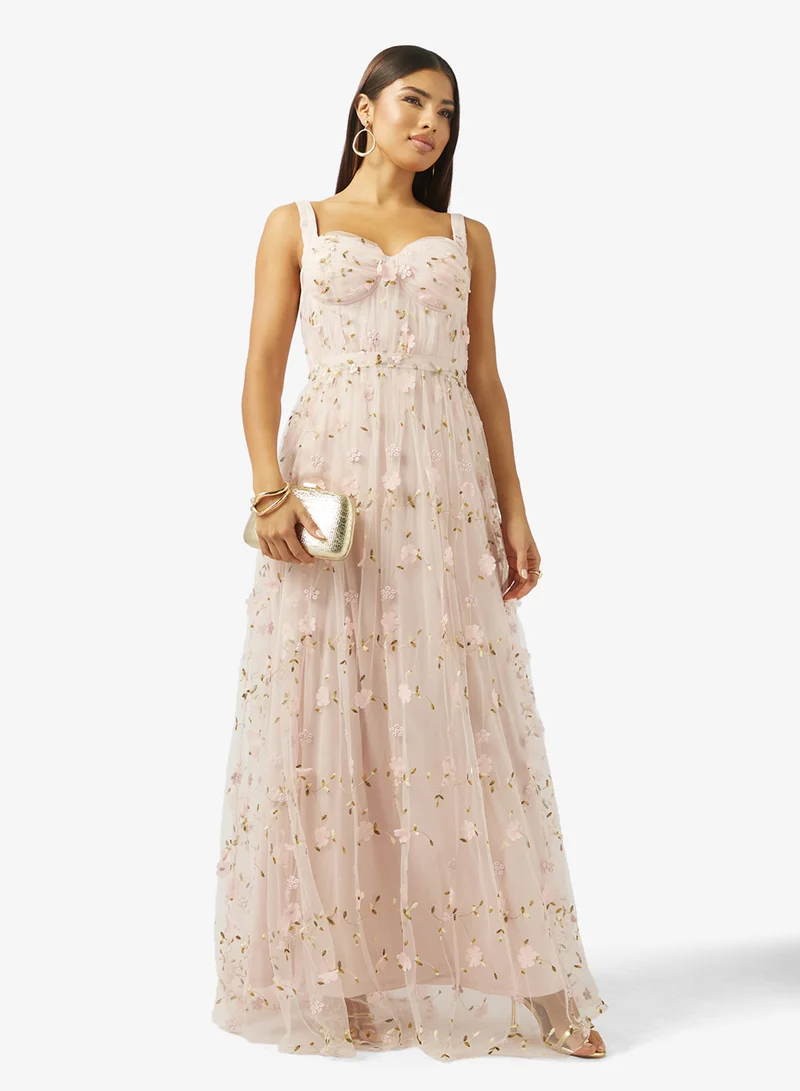 Ella Limited Edition Floral Tulle Dress for Women | Best Price UAE