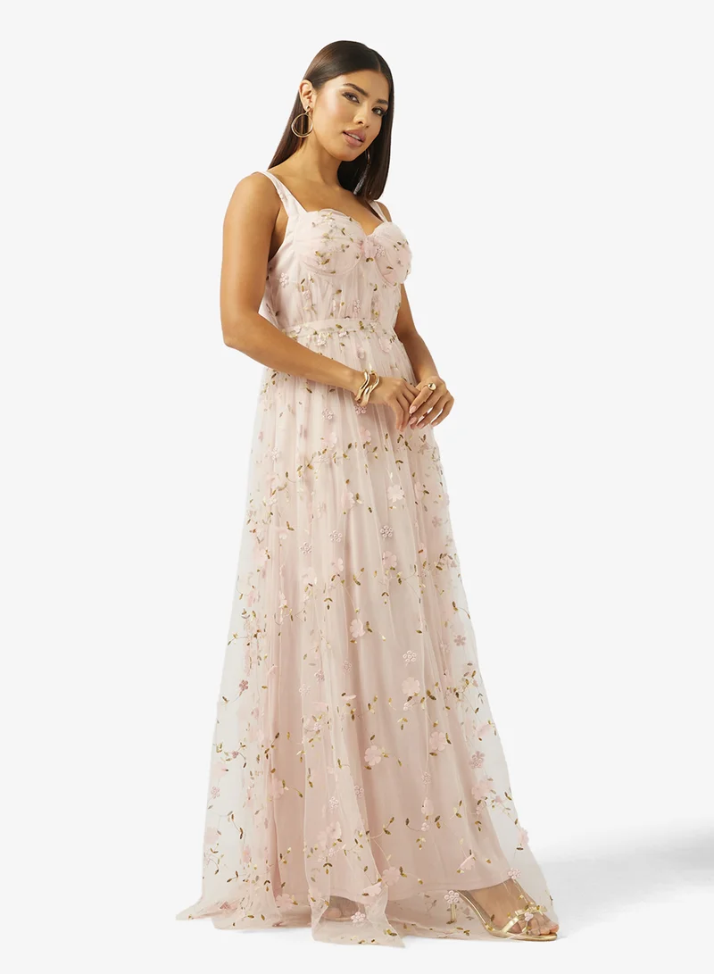 Ella Limited Edition Floral Tulle Dress for Women | Best Price UAE