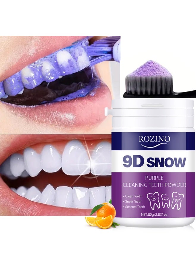 Rozino ROZINO Whitening Tooth Powder - Removes Yellowing, Stains, and ...