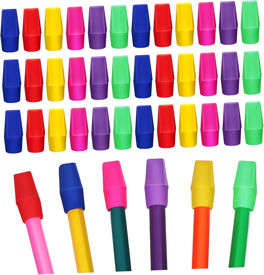 Generic 120 Pcs Pencil Eraser Toppers Bulk Cap Erasers for School ...