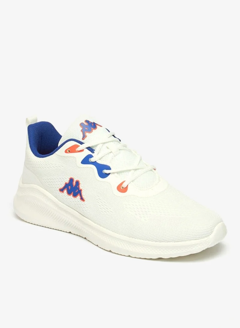 Kappa WHITE Men's Logo Detail Sports Shoes with Lace-Up Closure for Men ...