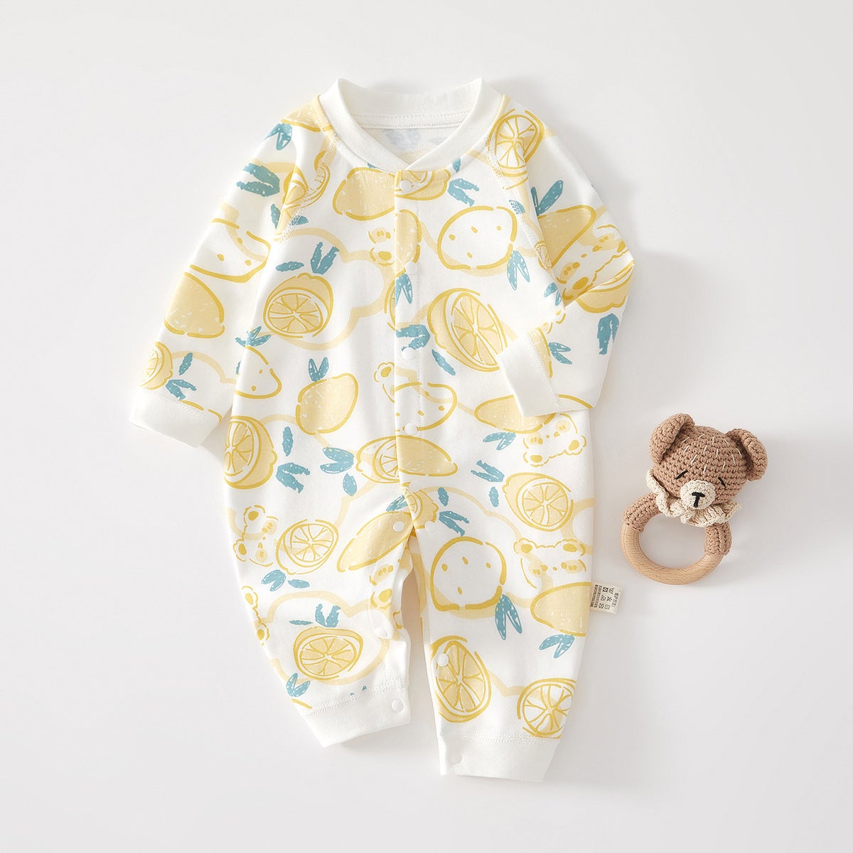 Generic Baby Spring & Fall Clothes Category A Newborn Baby Jumpsuit ...