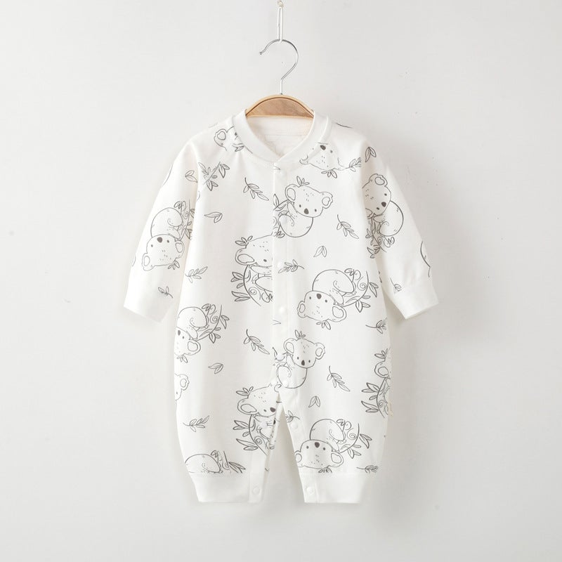 Generic Baby Jumpsuit Spring & Fall Pure Cotton Baby Long-Sleeved ...
