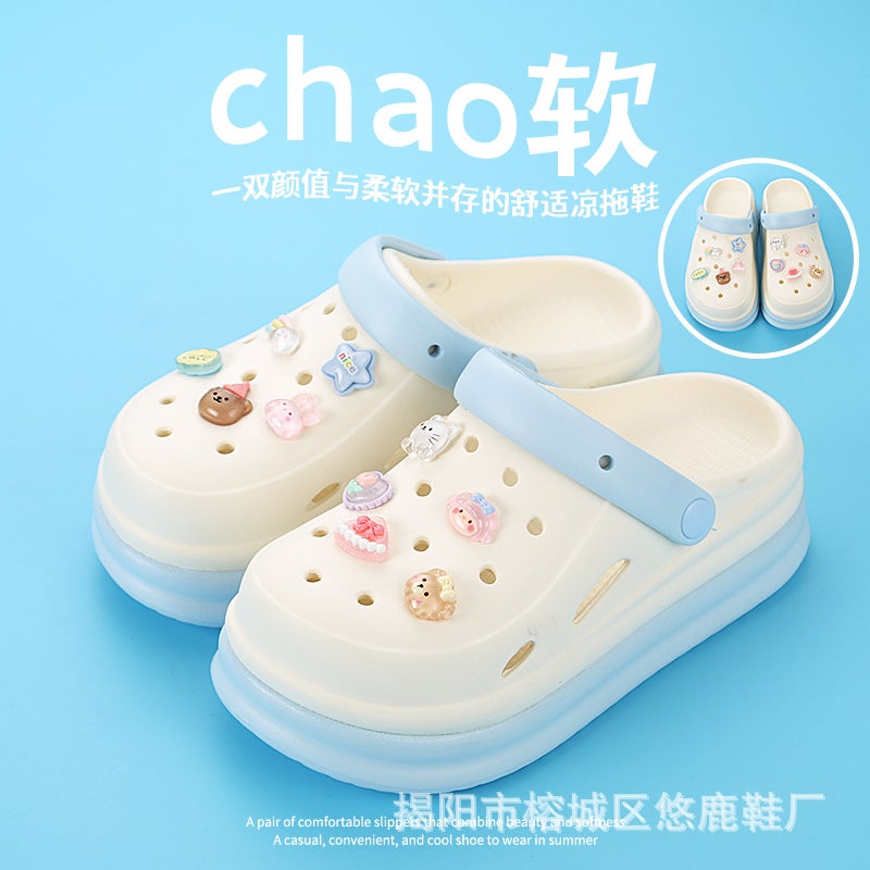 Generic 2025 Cute Cartoon Versatile Fashion Diy Color Block Outdoor ...