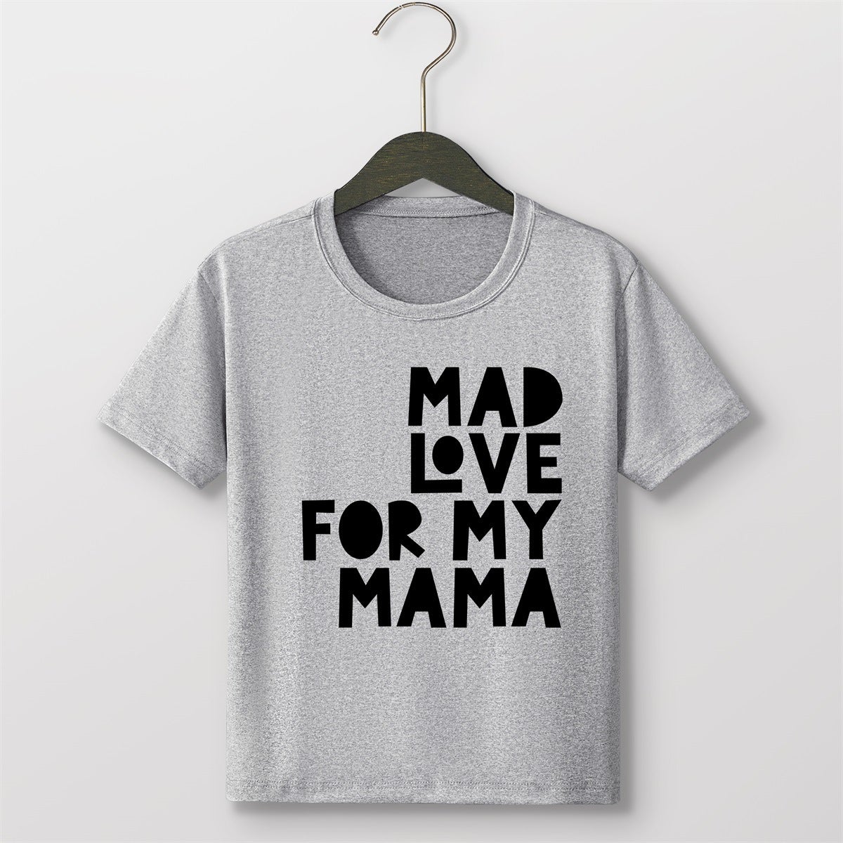 Generic Boys' Short-Sleeved T-Shirt Mother'S Day Letter Print Casual ...