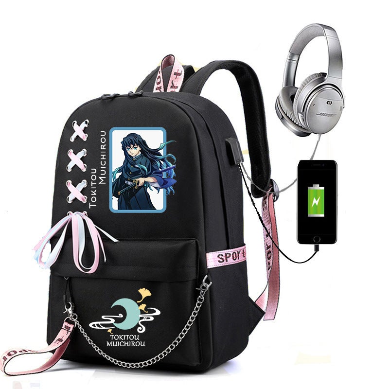 Generic Demon Slayer: Kimetsu No Yaiba Japanese Anime Campus Style ...