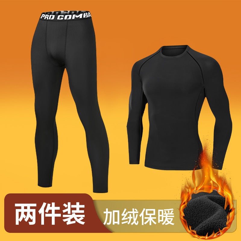 Generic Tights Men'S Fitness Clothes Winter Fleece-Lined Quick-Drying ...