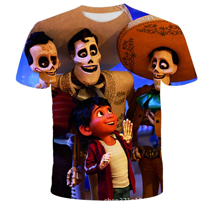 Generic Animation Series 3D Digital Printing Children'S Cartoon T-Shirt ...