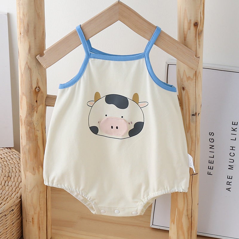Generic Boys' Sleeveless Summer Boys' Baby Cartoon Sling Bag Fat ...