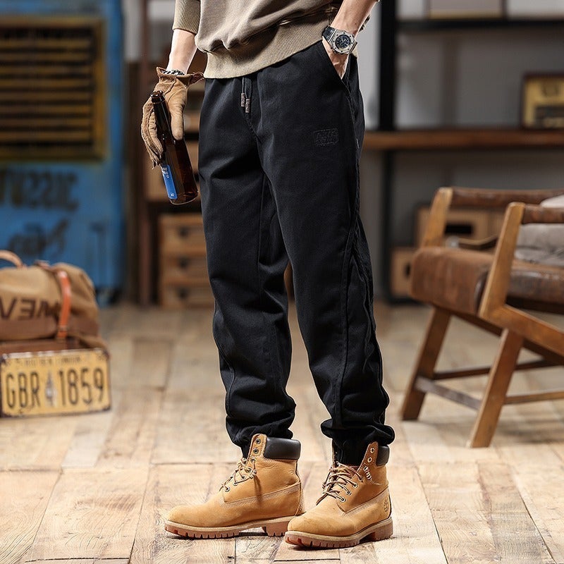 Generic American Style Trendy Brand Heavy Men'S 2025 Spring Pants Retro ...