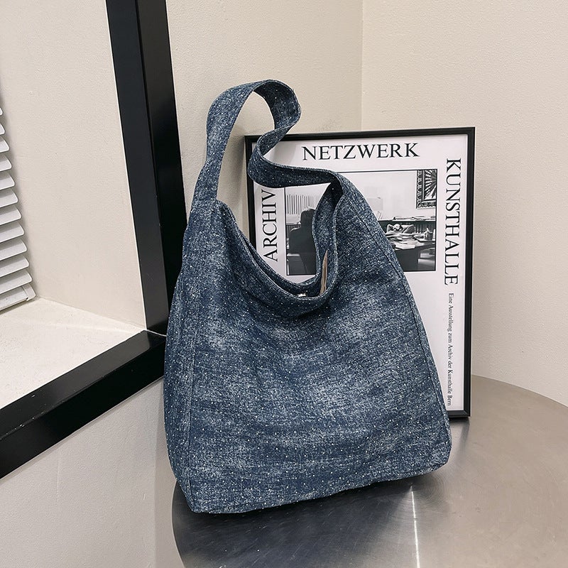 Generic Casual Simple Solid Color Hand Carrying Large Capacity Bag ...