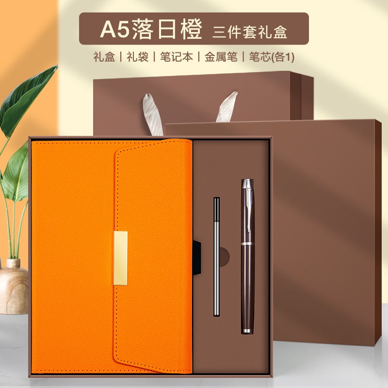 Generic A5 High-End Business Notebook Gift Box Set Office Stationery ...