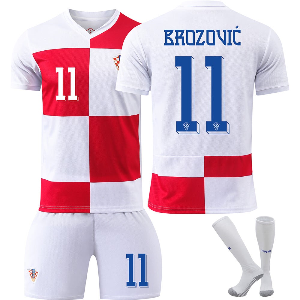 Generic 2024 Croatia Home Football Uniform No.10 Modric European Cup ...