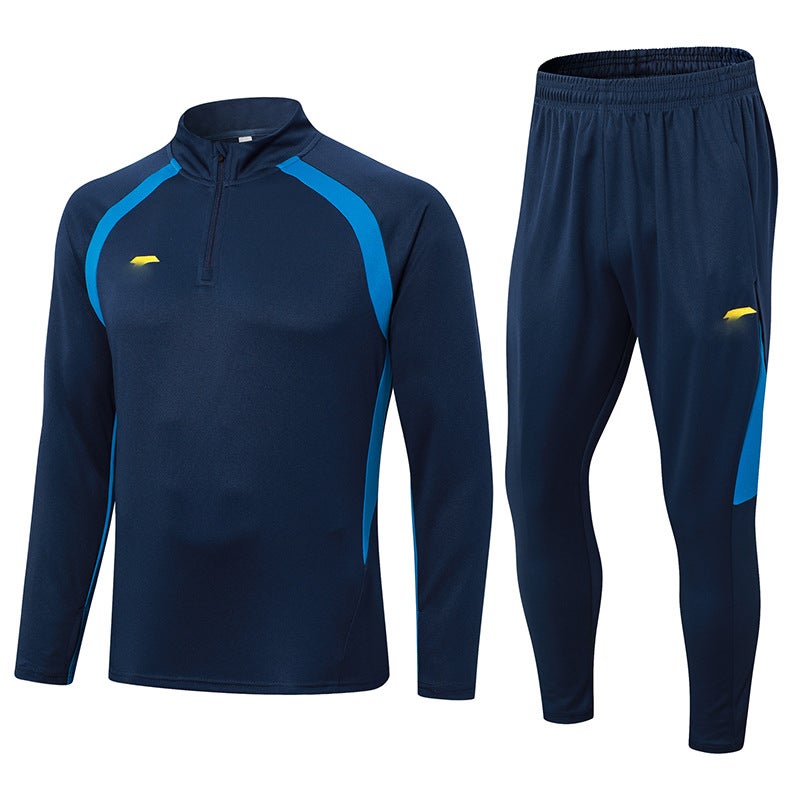 Generic 2425 New Long Sleeve Half Zipper Logo Football Clothes Training ...