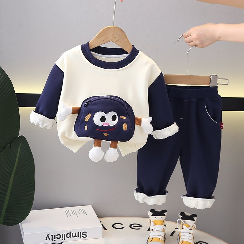 Generic 2024 Doby Children'S Clothing Winter Cartoon Pocket Color ...
