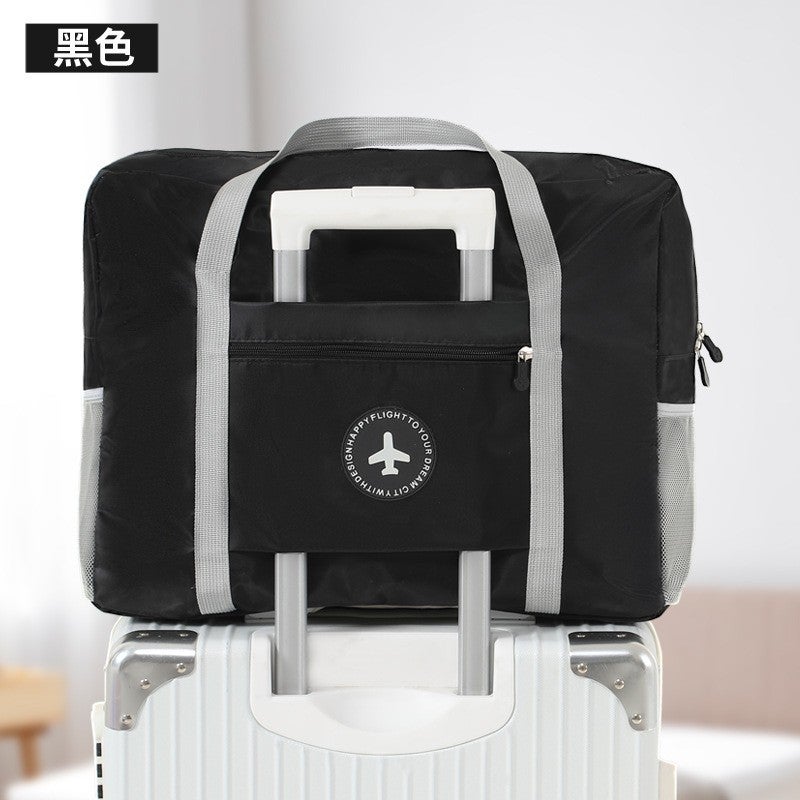 Generic Airplane Travel Bag Solid Color Large Portable Round Label ...