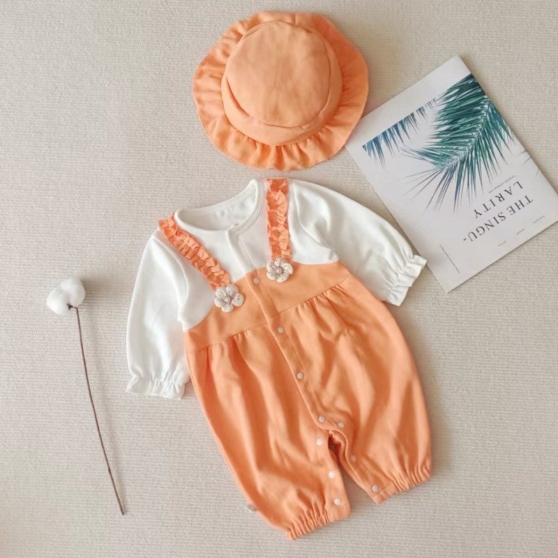 Generic Baby Jumpsuit Female Baby Full Moon 100-Day Banquet Dress Super ...