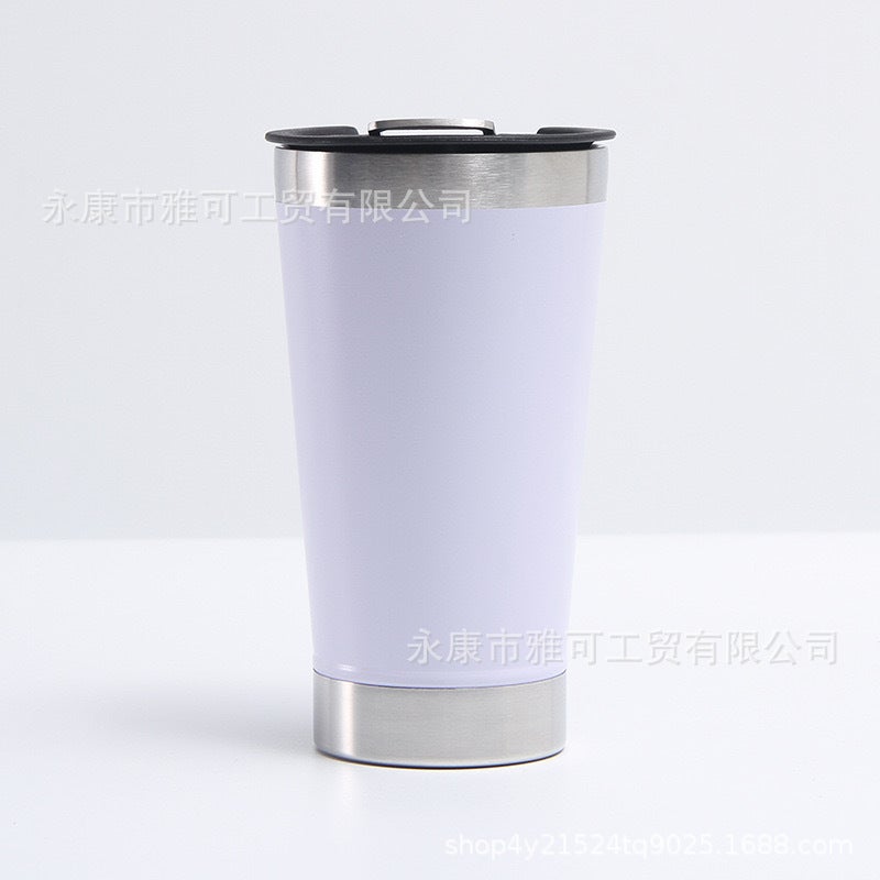 Generic Brazil 20Oz Beer Cup Double-Layer Vacuum Bottle Opener Portable ...