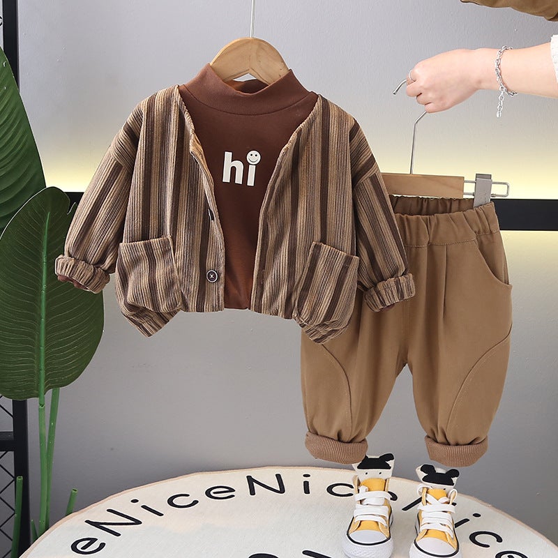 Generic Boys' Spring Clothes Suit Children'S Clothes 1-3 Year Old Baby ...