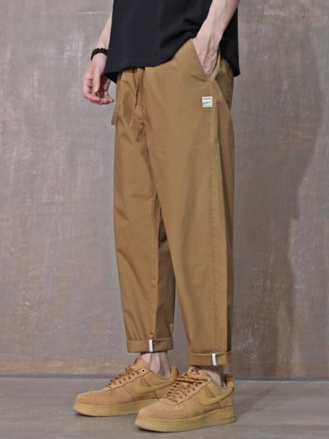 Generic Casual Pants Men'S Loose Hallen Pants High-End Sense Pants Thin ...
