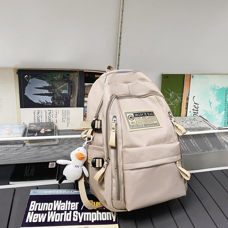 Generic Backpack Simple Female College Student Schoolbag Ins College ...