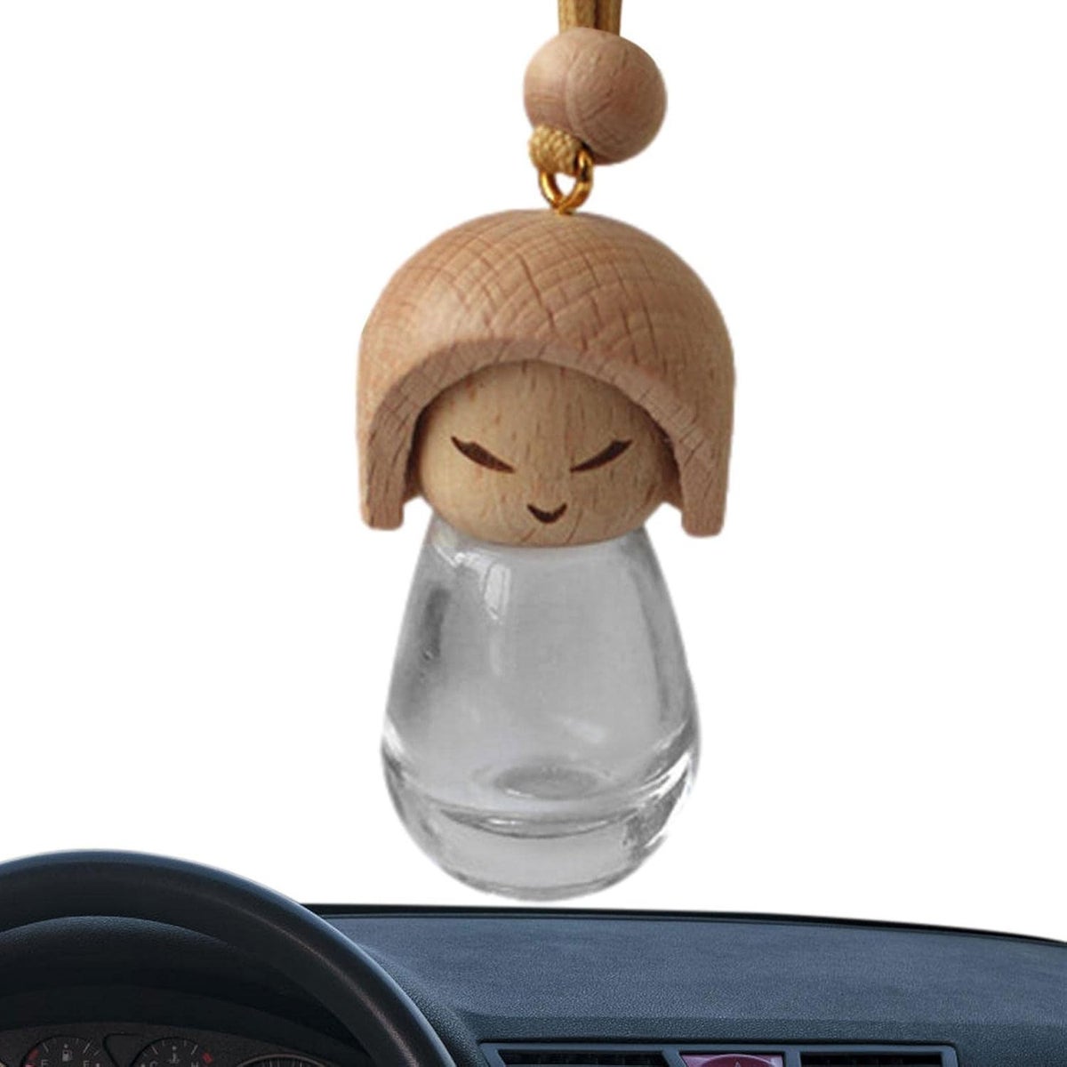 woobles Car Air Freshener Bottle, 5/8ML Clear Car Perfume Pendant ...
