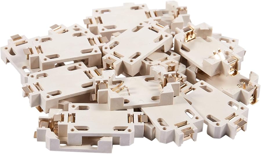 Generic 20pcs White CR2032 Battery Holder SMD Button Cell Socket Case ...