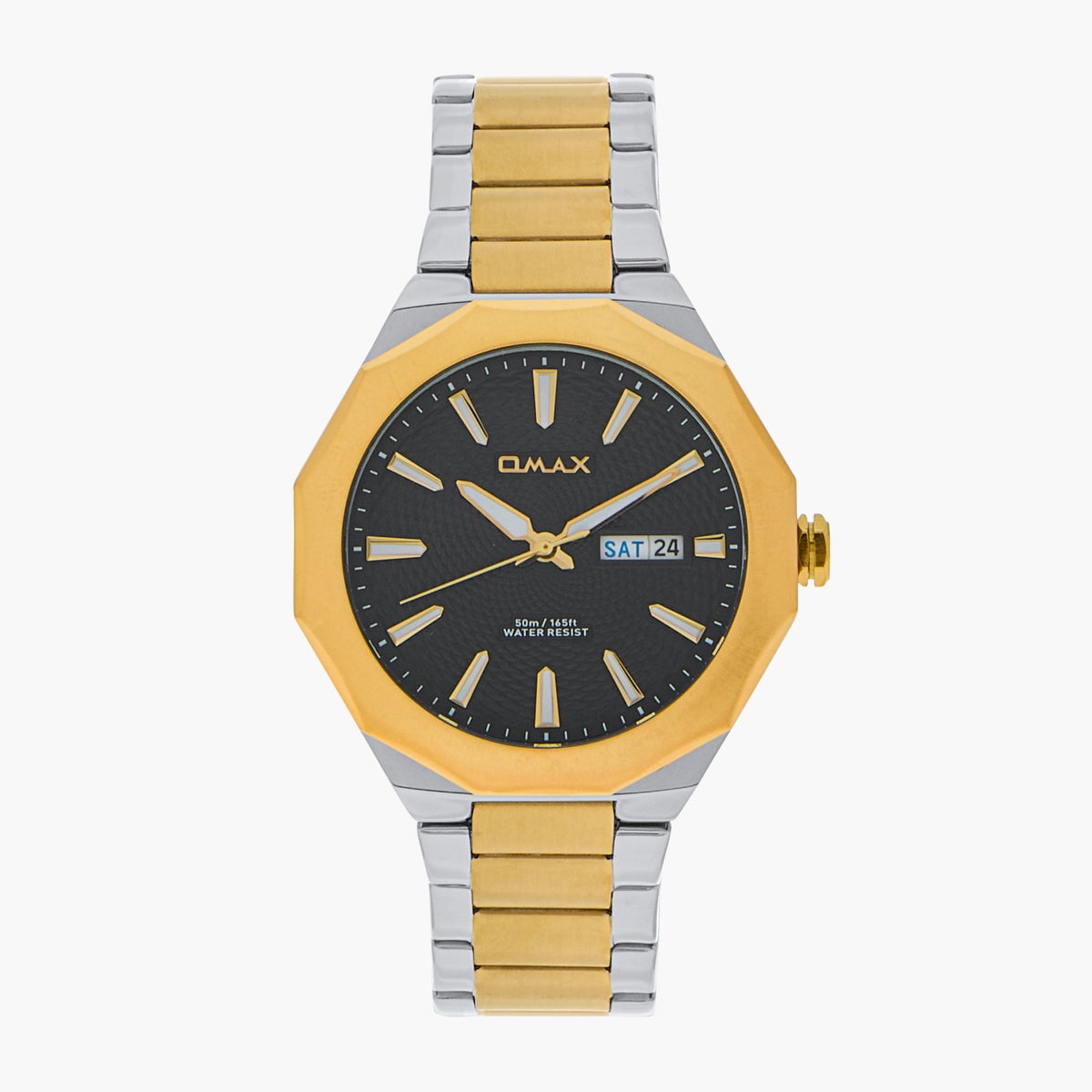 OMAX Omax Men's Gold and Silver Analog Watch | Best Price UAE | Dubai ...
