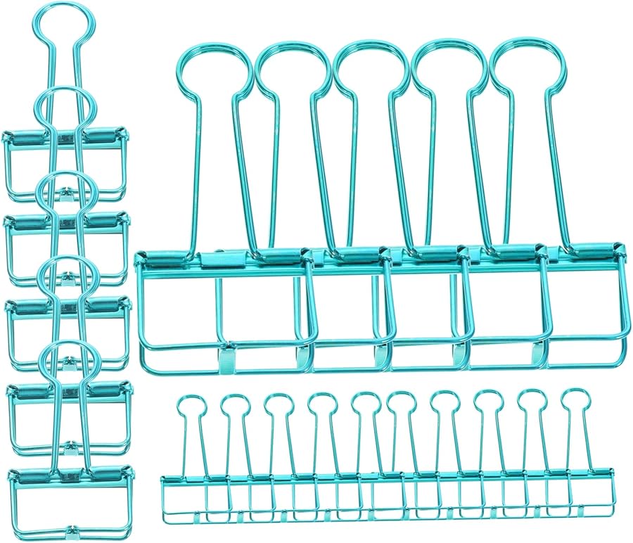 Generic 20Pcs Colorful Mini Binder Clips Assorted Sizes 2 Inch For ...