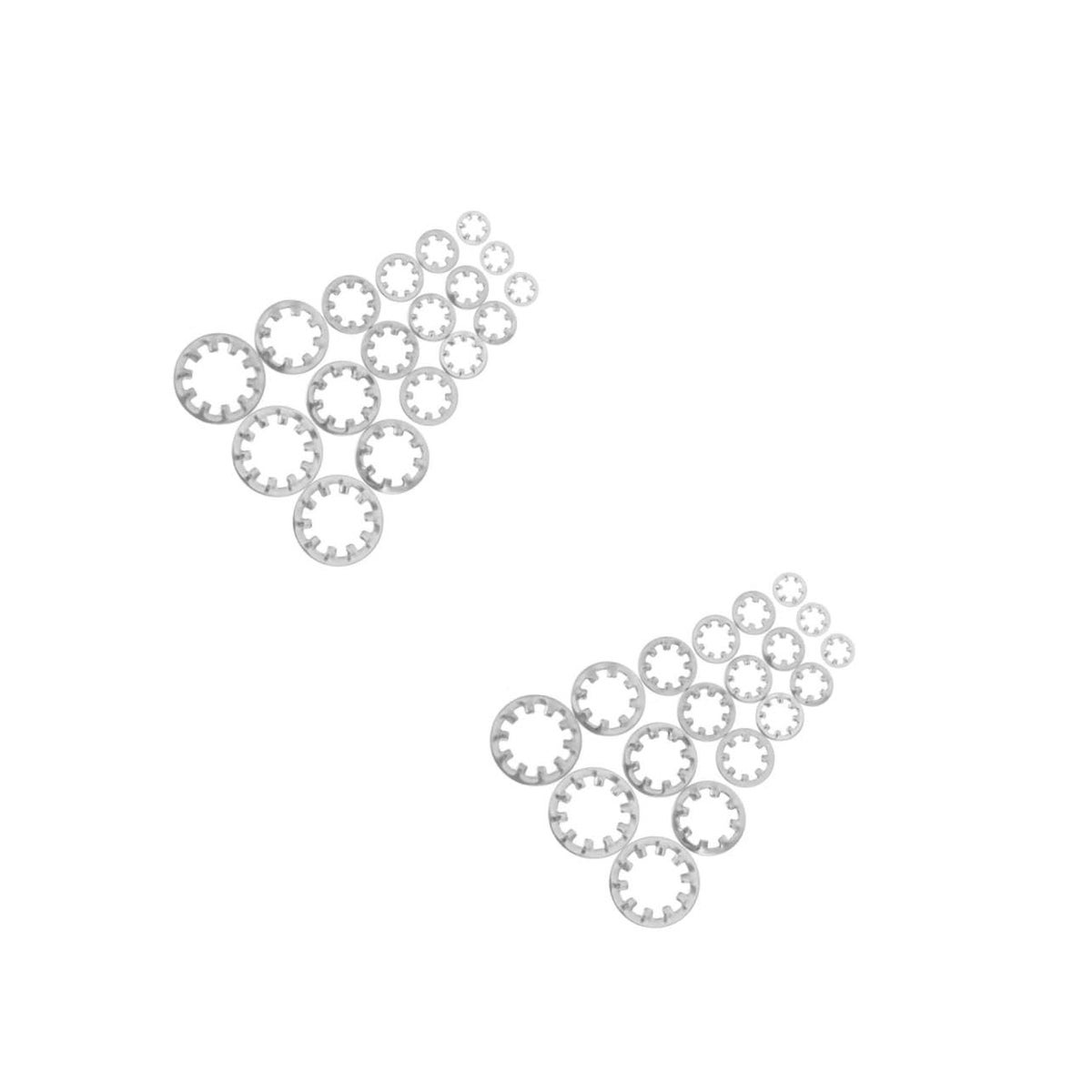 Generic 600pcs Stainless Steel Internal Tooth Locking Washers ...