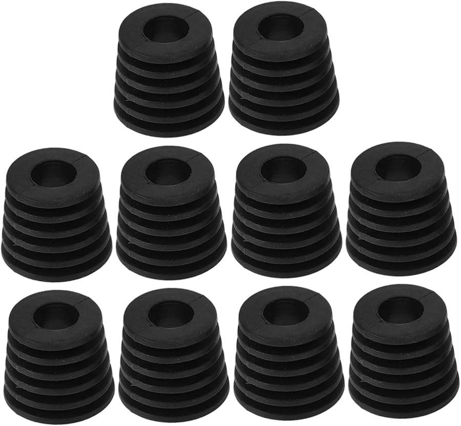 Generic Silicone Wine Stoppers 10pcs Black for Standard Large Wine Beer ...