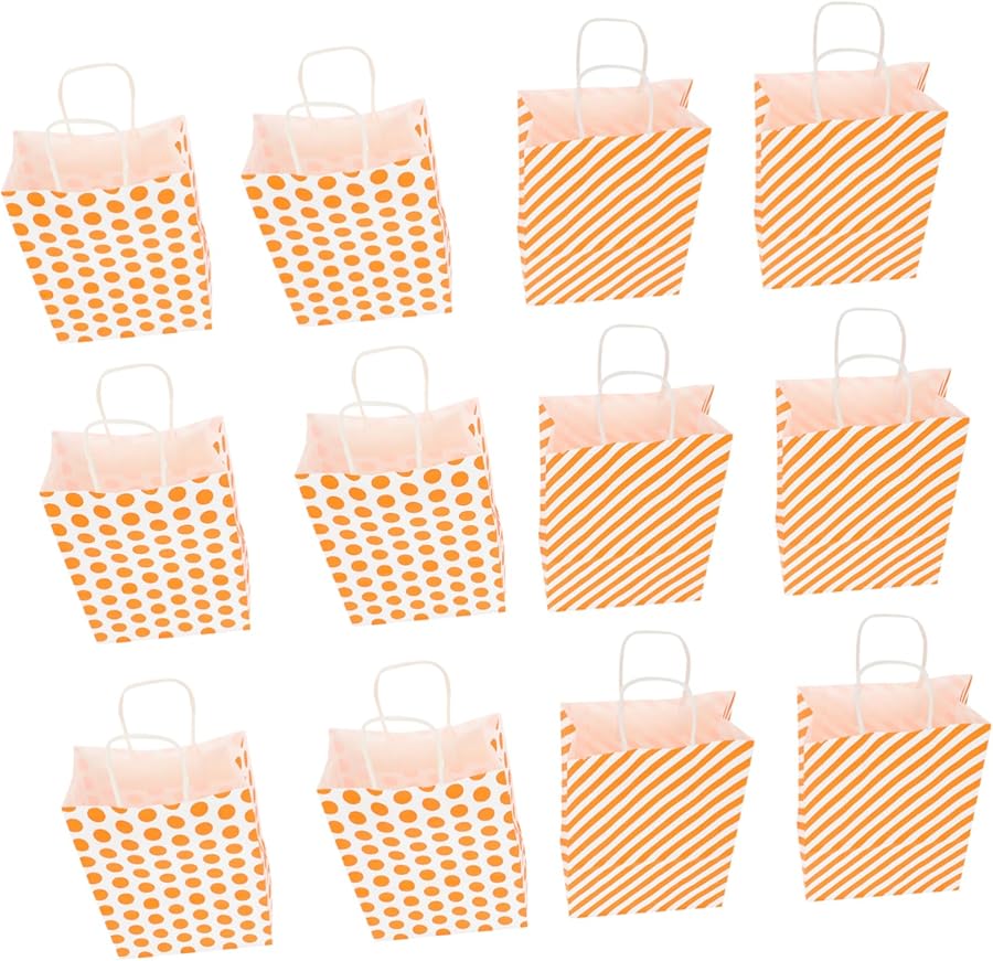 Generic 12pcs Colorful Kraft Gift Bags Eco Friendly Small Handheld ...