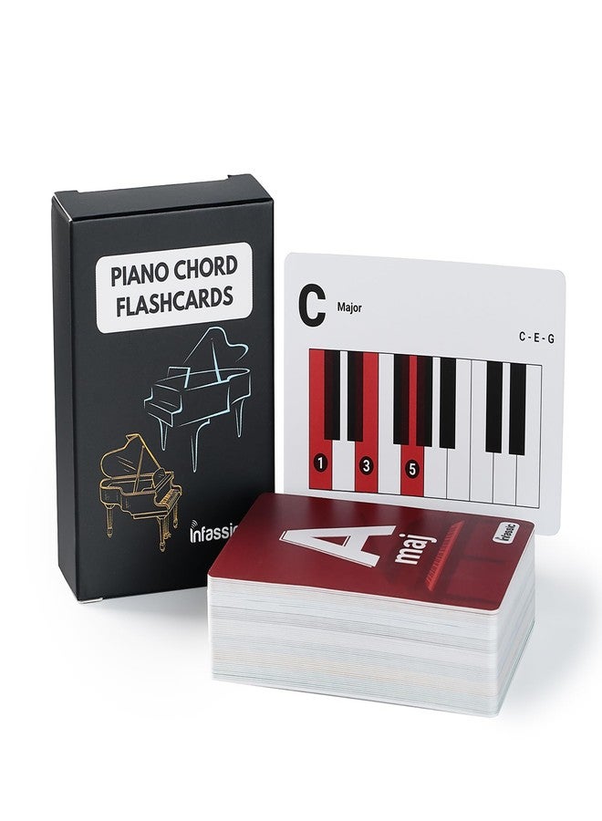 Infassic Infassic Piano Chord Flash Cards - Acoustic & Keyboard Piano ...