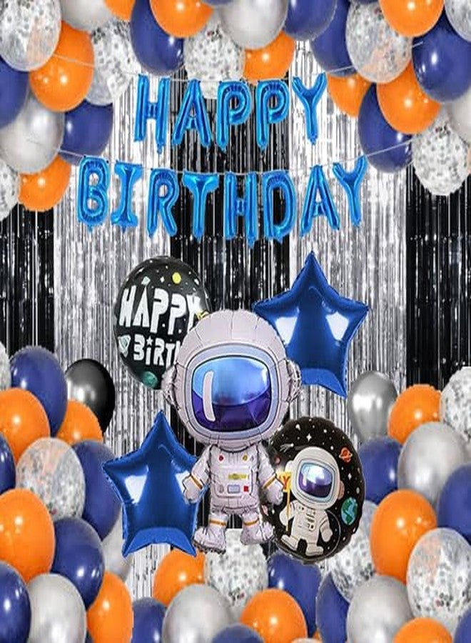 PARTY BREEZE Astronaut Space Theme Birthday Decoration Item Combo Set ...