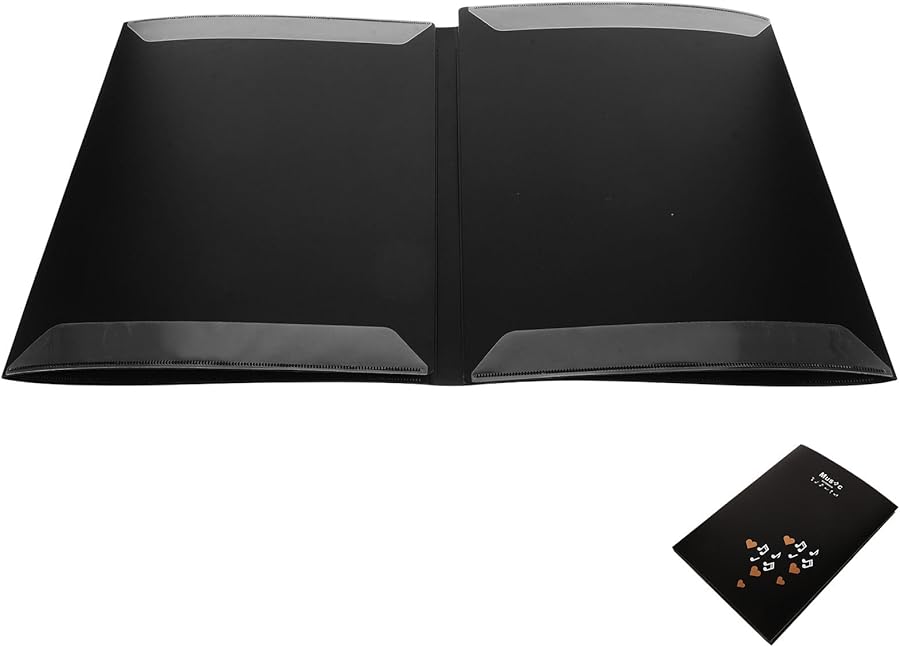 Generic Black A4 Tri Fold Music Score Folder 6 Pages With 4 2 ...