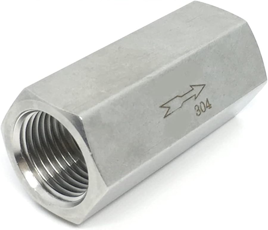 Generic 1 4 Inch Stainless Steel 304 One Way Check Valve Female Thread ...