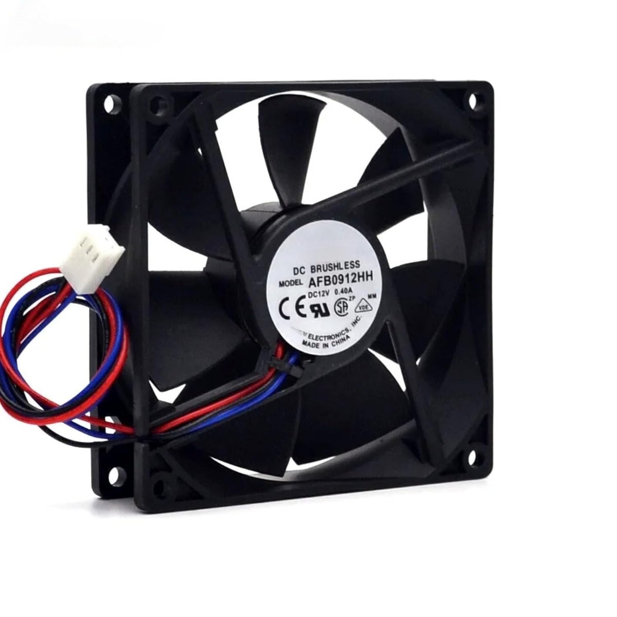 Generic 92mm 3 Pin DC 12V Cooling Fan 0 40A 92x92x25mm 3 Wire Connector ...